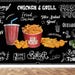 Customizable Fast Food Restaurant Wallpaper, Hamburger Cafe Wall Mural ...