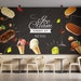 Ice Cream Shop Wall Mural, Colorful Ice Cream Cafe Wallpaper, Summer ...