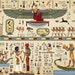 Ancient Egypt Mythology Wallpaper, Elegant Antique Papyrus, Hieroglyph ...