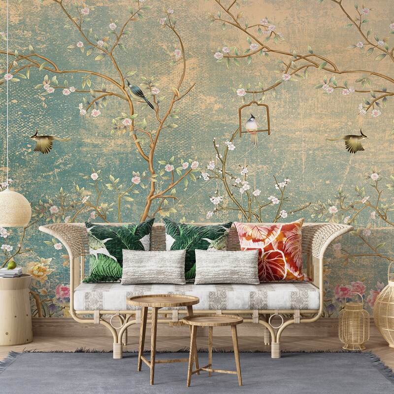 Asian Wallpaper - Etsy