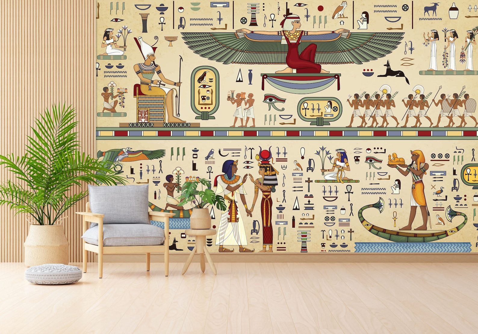 Ancient Egypt Mythology Wallpaper Elegant Antique Papyrus - Etsy