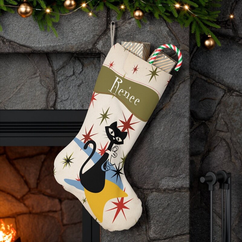 Modern Stocking - Etsy