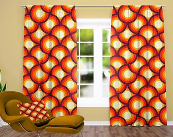 Mcm Window Curtains - Etsy