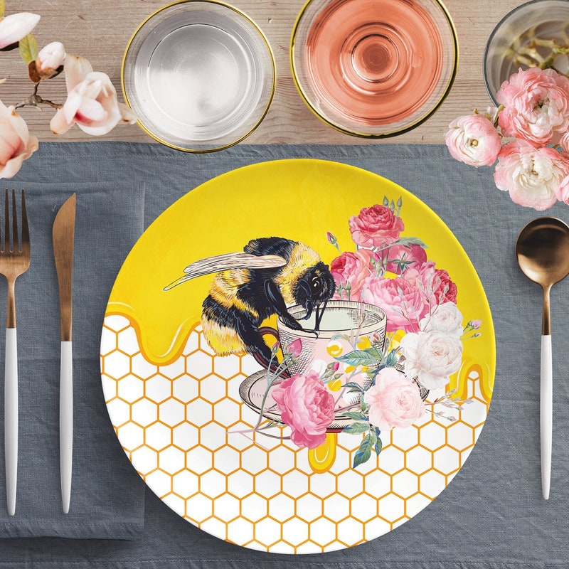 Bee Dinnerware - Etsy