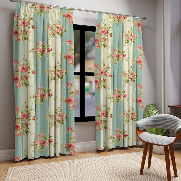 Shabby Chic Curtains - Etsy