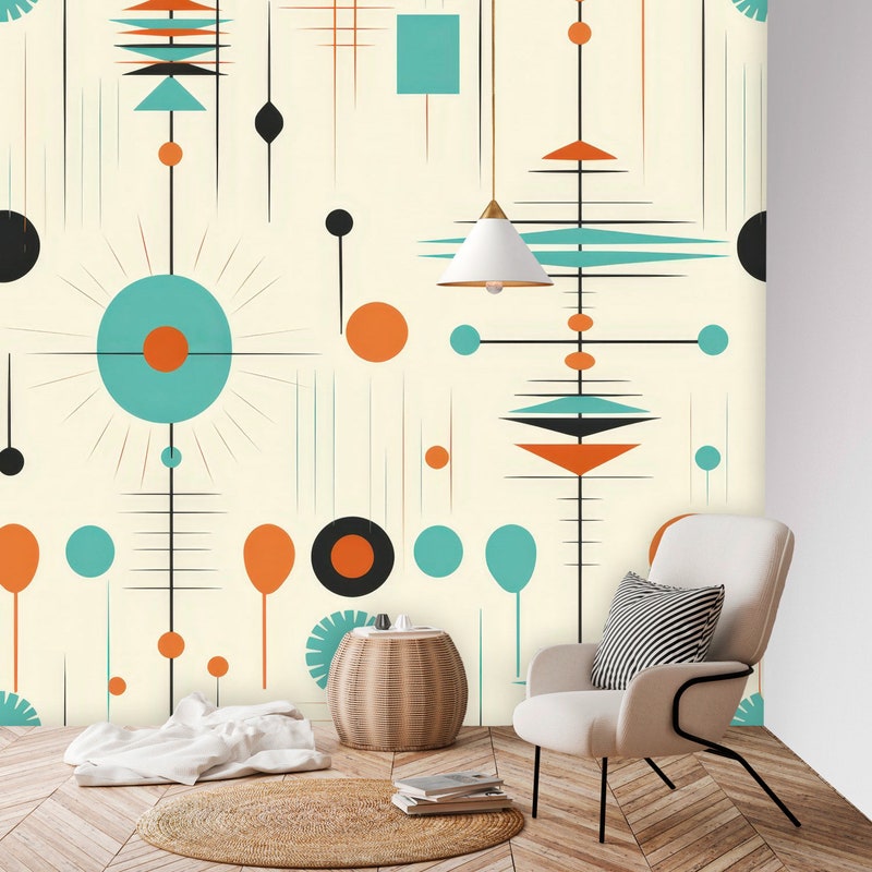 Orange Teal Yellow - Etsy