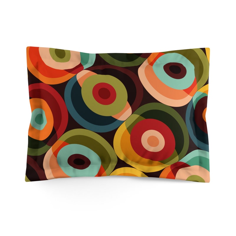 Abstract Circle Pillow - Etsy