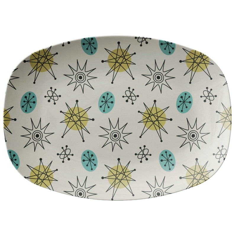 Franciscan Starburst Platter: Mid-century Modern Atomic Dinnerware - Etsy