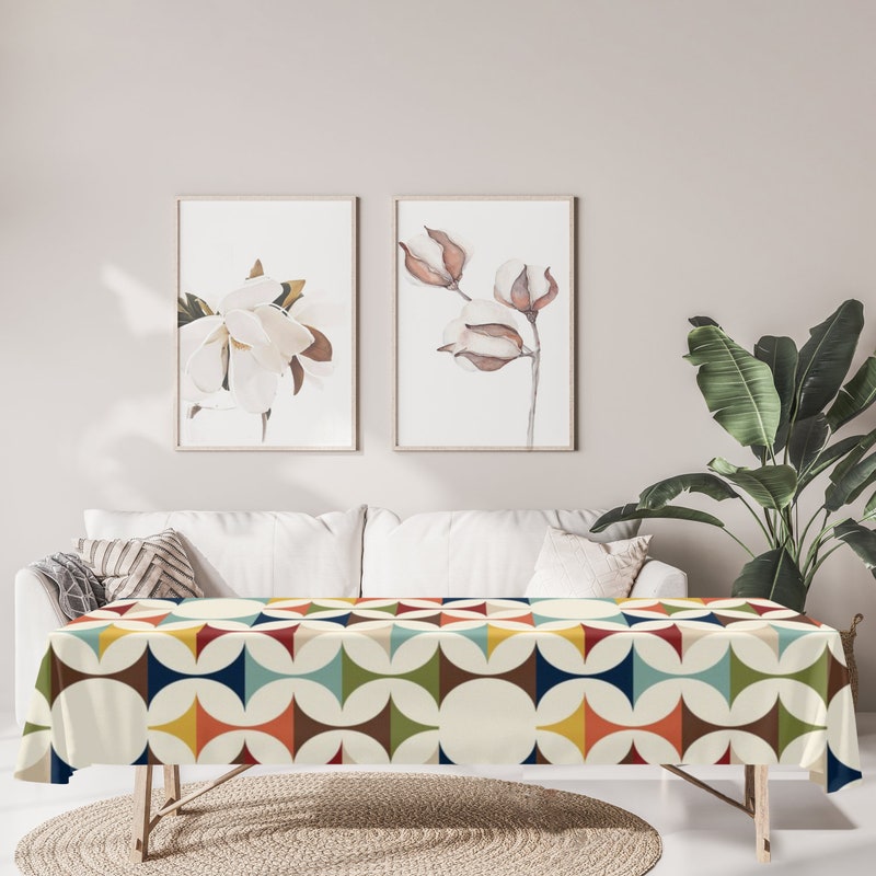 Modern Tablecloth - Etsy