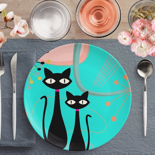 Cat Decorative Plate - Etsy