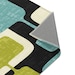 Retro Mid Century Modern Area Rugs, MCM Teal, Lime Green, Gray, Cream ...