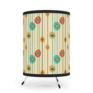 1950s Mid Century Modern Amoeba Tripod Lamp, Retro Geometric Desk Lamp ...