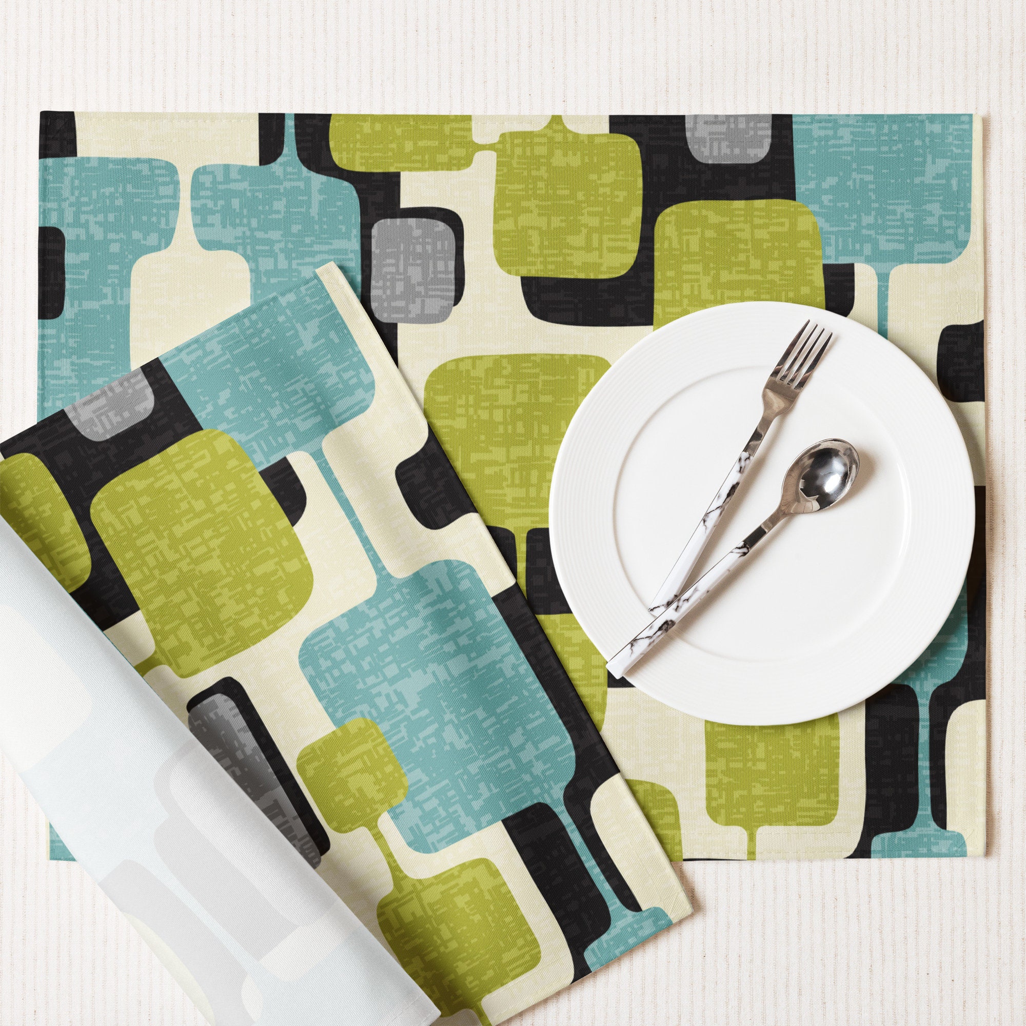 Mid Century Modern Placemats