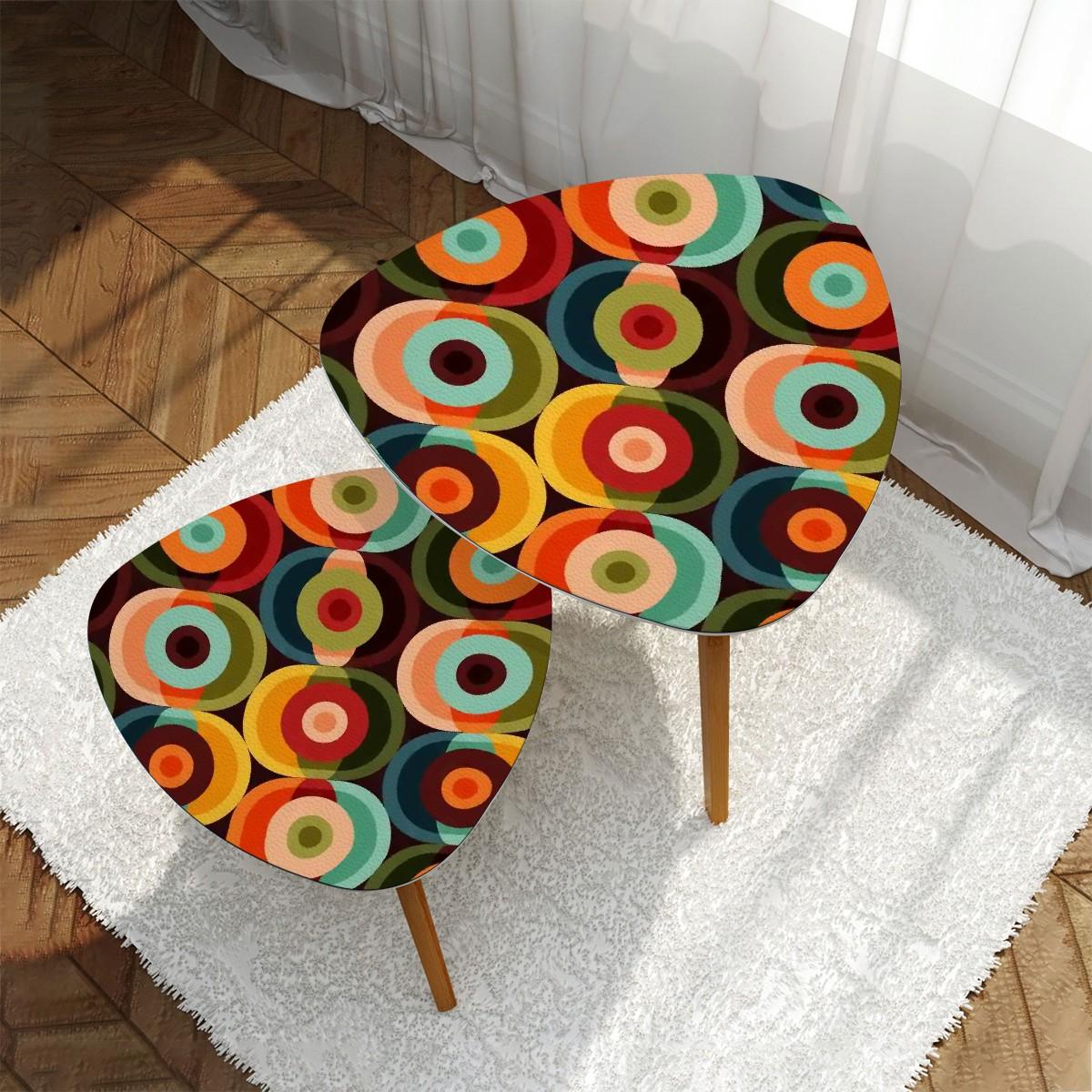 Retro Groovy Orbs Nesting Tables, Mid Century Modern Coffee Tables, 60s ...