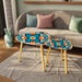 70s Retro Flower Power Coffee Table Set, Mid Century Modern Orbs ...