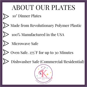 Personalized Family Name Whimsical Winter Landscape Dinner Plate ...