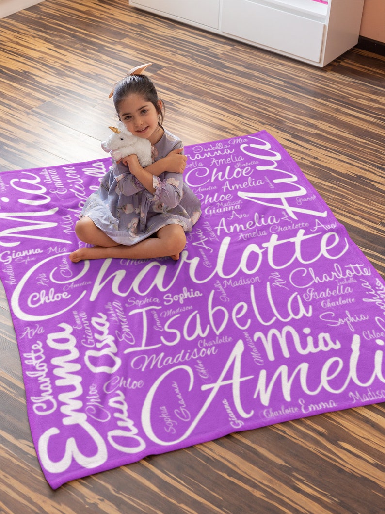 Personalized Blanket for Kids and Adults Customizable - Etsy