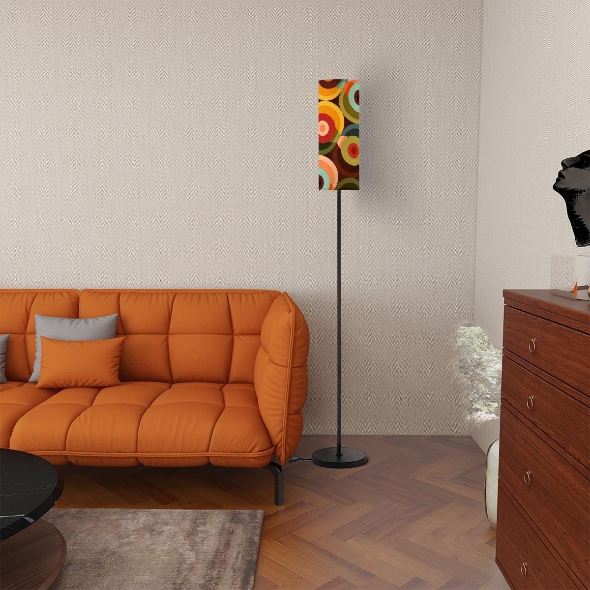 Retro Groovy Orbs Standing Lamp, Mid Century Modern Abstract Lighting ...