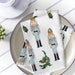 Blue Nutcracker Christmas Napkins, Set of 4 Cloth Napkins, Holiday ...