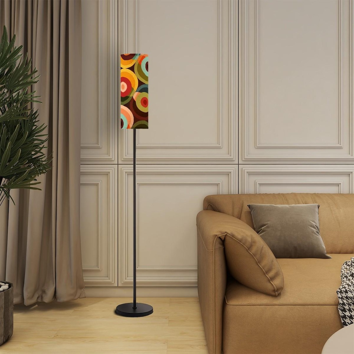 Retro Groovy Orbs Standing Lamp, Mid Century Modern Abstract Lighting ...