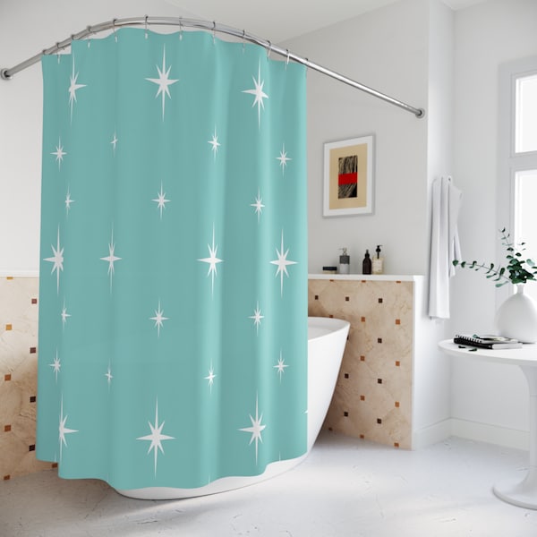 Turquoise Shower Curtains - Etsy