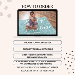 Personalized Blanket for Kids and Adults, Customizable Velveteen Minky ...