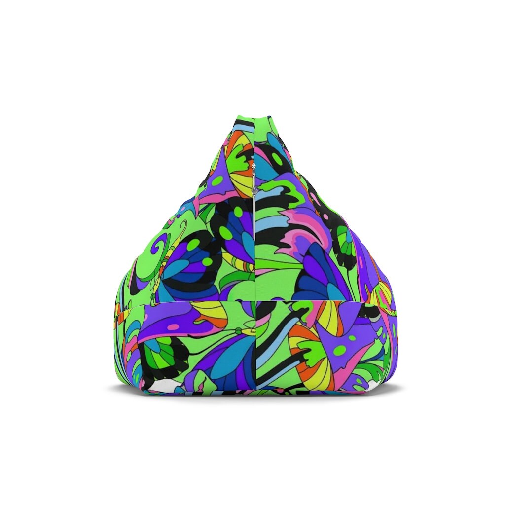 70s Magic Mushroom Bean Bag Chair Cover Mid Century Modern - Etsy