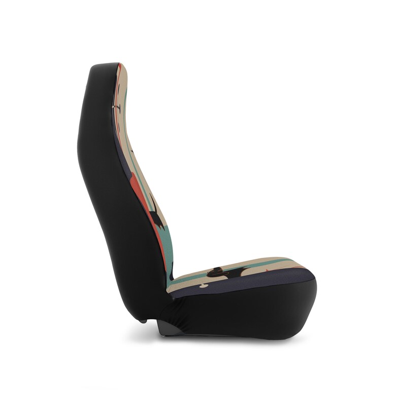 Atomic Dachshund Dog Mid Century Modern Front Car Seat Cover Set ...