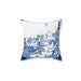 Chinoiserie Blue Willow Throw Pillow, Botanical Toile Bedding ...