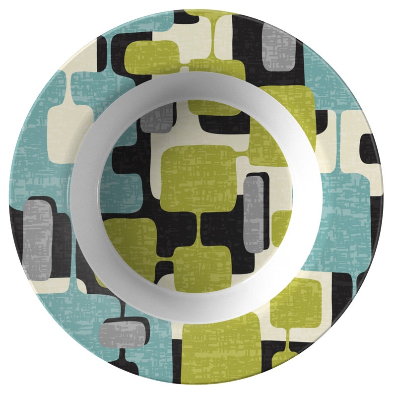 Mid Century Modern Retro Amoeba Bowl, 1950s MCM Geometric Abstract ...