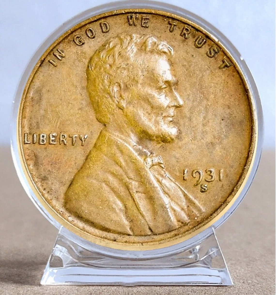 1931-S Lincoln Penny Commemorative Replica. Rare Collectible Coins - Etsy