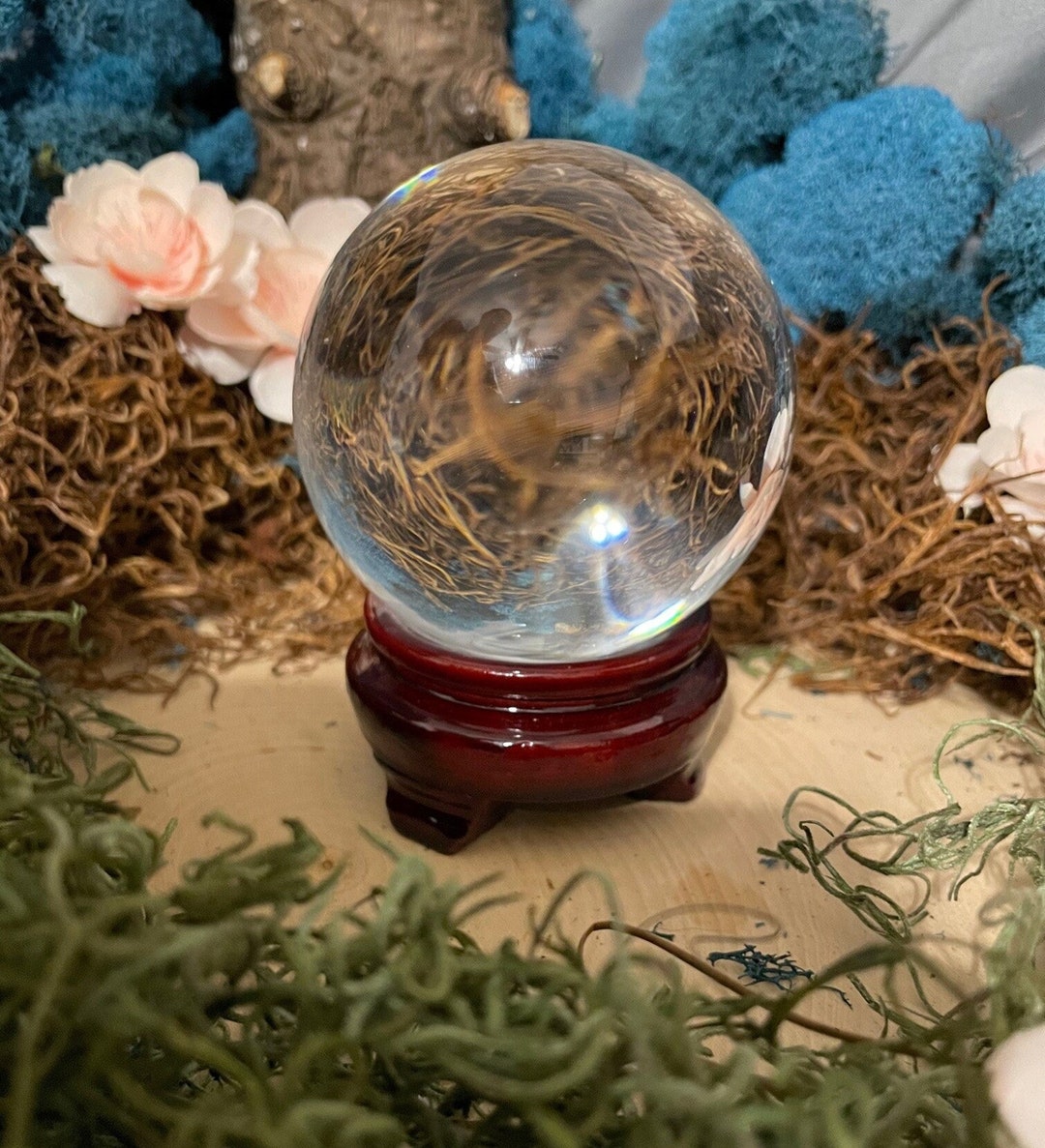 Clear Scrying Crystal Ball - Etsy