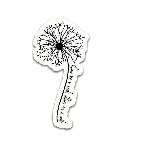 Dandelion Stickers - Etsy