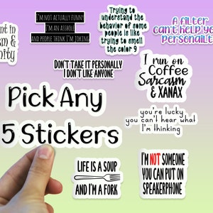 Mental Emotional Health Self-care Sticker/coping/grounding Skills ...