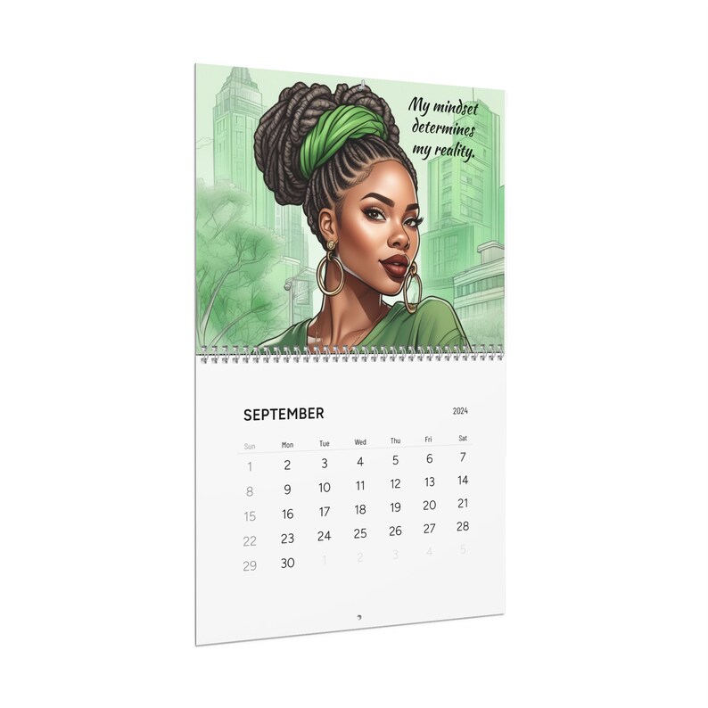 Black Woman, Affirmation Calendar for African American Women Black ...