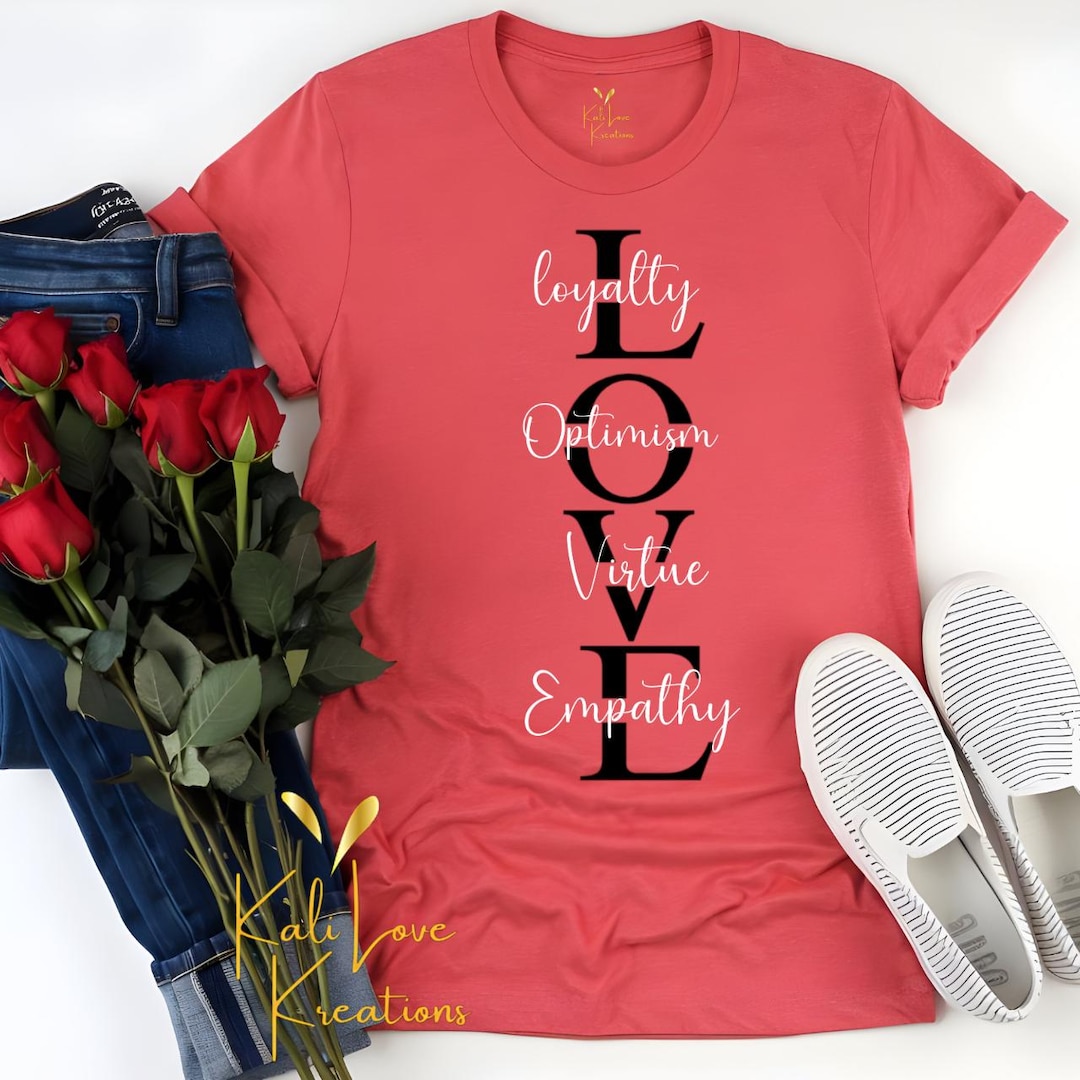 LOVE Acronym SVG/PNG Digital Download – Loyalty, Optimism, Virtue ...