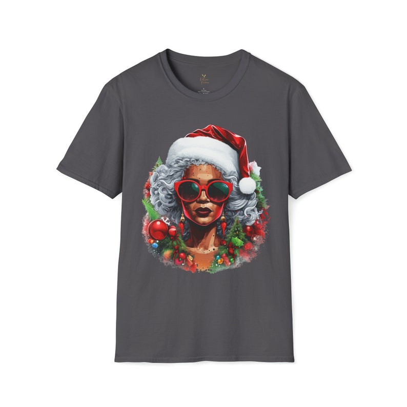 Black Mrs. Claus Shirt, Black Santa Claus Tee, African American ...