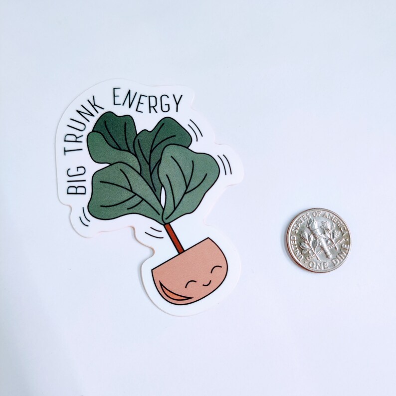Big Trunk Energy Sticker Vinyl Sticker Laptop Sticker - Etsy