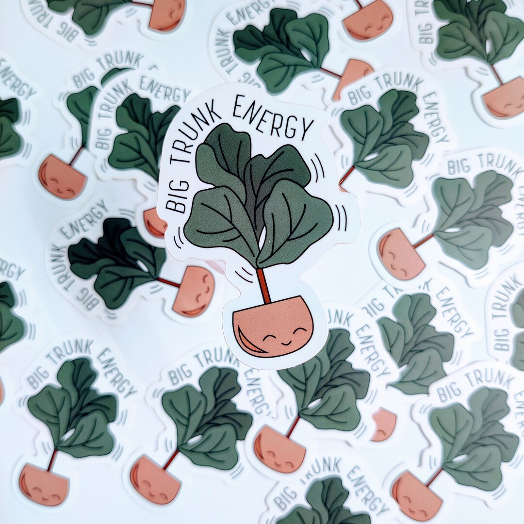 Big Trunk Energy Sticker | Vinyl Sticker | Laptop Sticker | Water ...