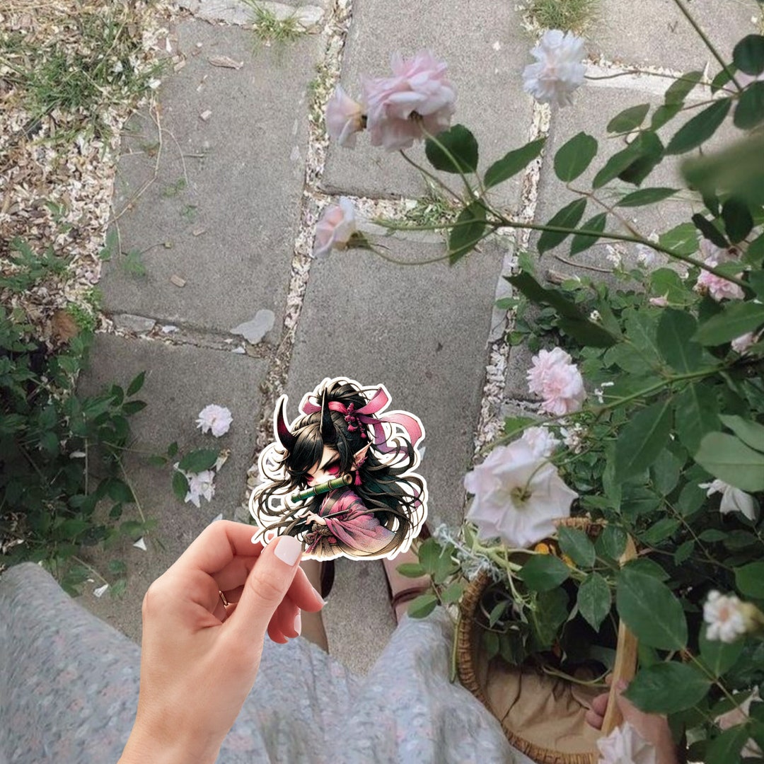 Nezuko Stickers Demon Slayer Vinyl Sticker Demon Slayer Stickers Anime ...