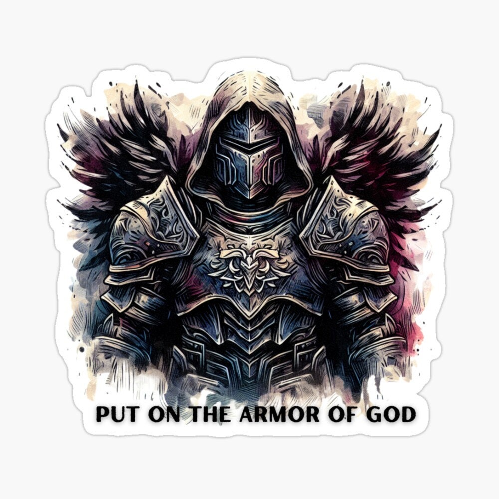 Armor of God Sticker Jesus Vinyl Sticker Gifts for Him - Etsy