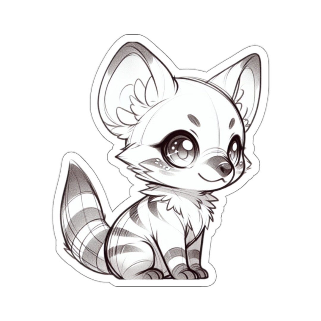 Cute Cryptids Stickers Waterproof Vinyl Stickers chibi Monsters Kawaii ...