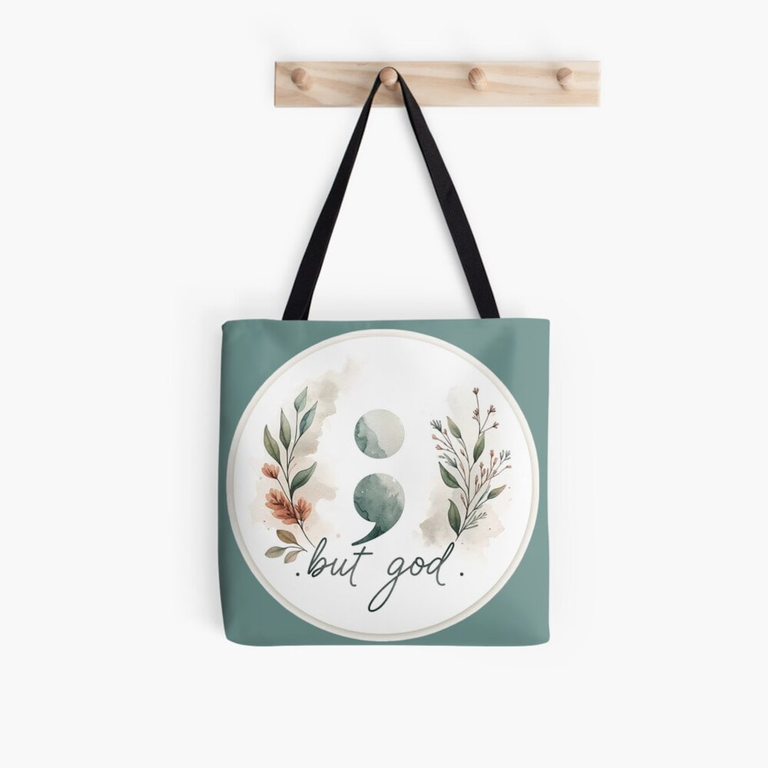 But God Tote Bag, Tote Bags, Christian Artwork, Christian Tote Bags ...