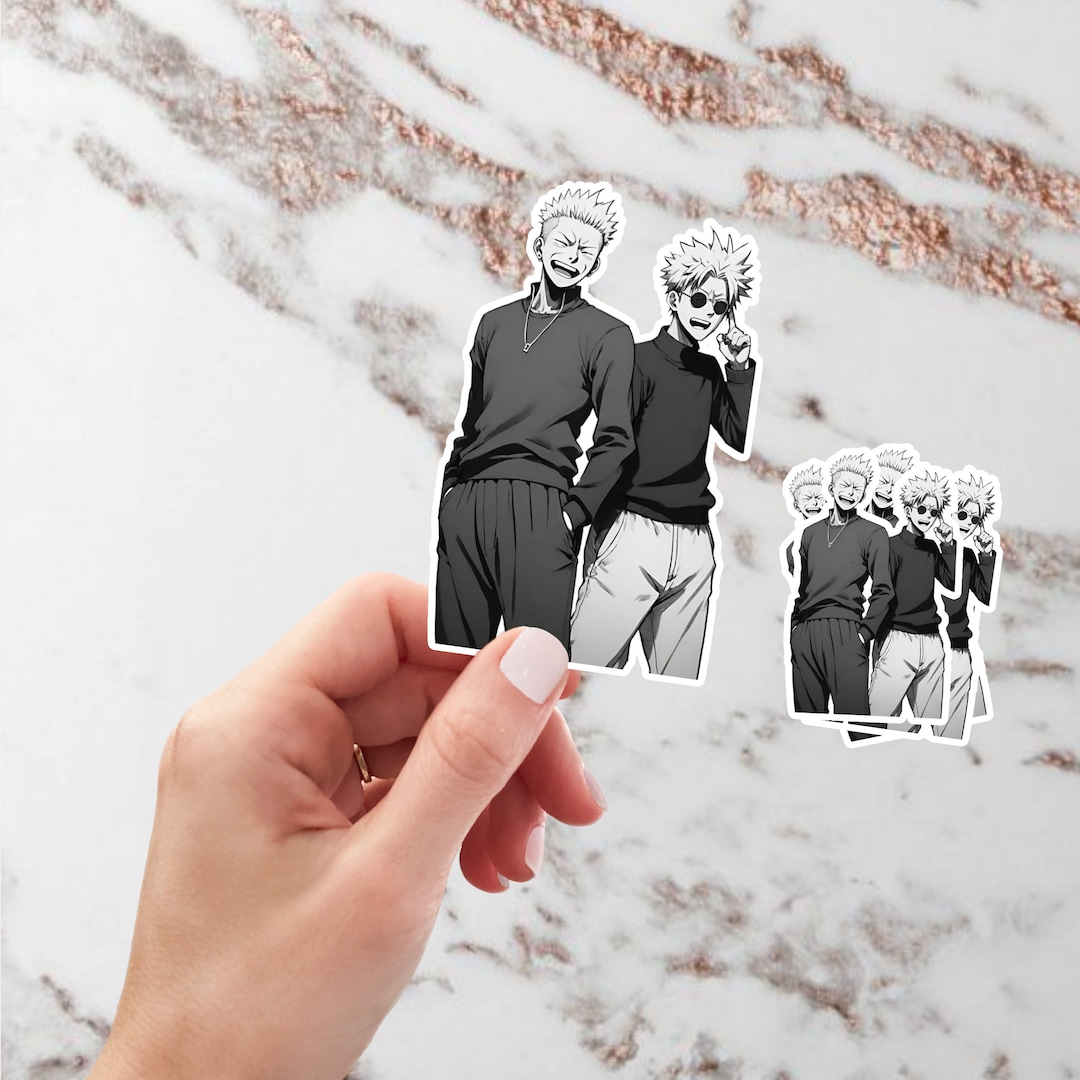 Gojo Satoru Vinyl Stickers, Itadori Vinyl Stickers, Gojo Stickers ...