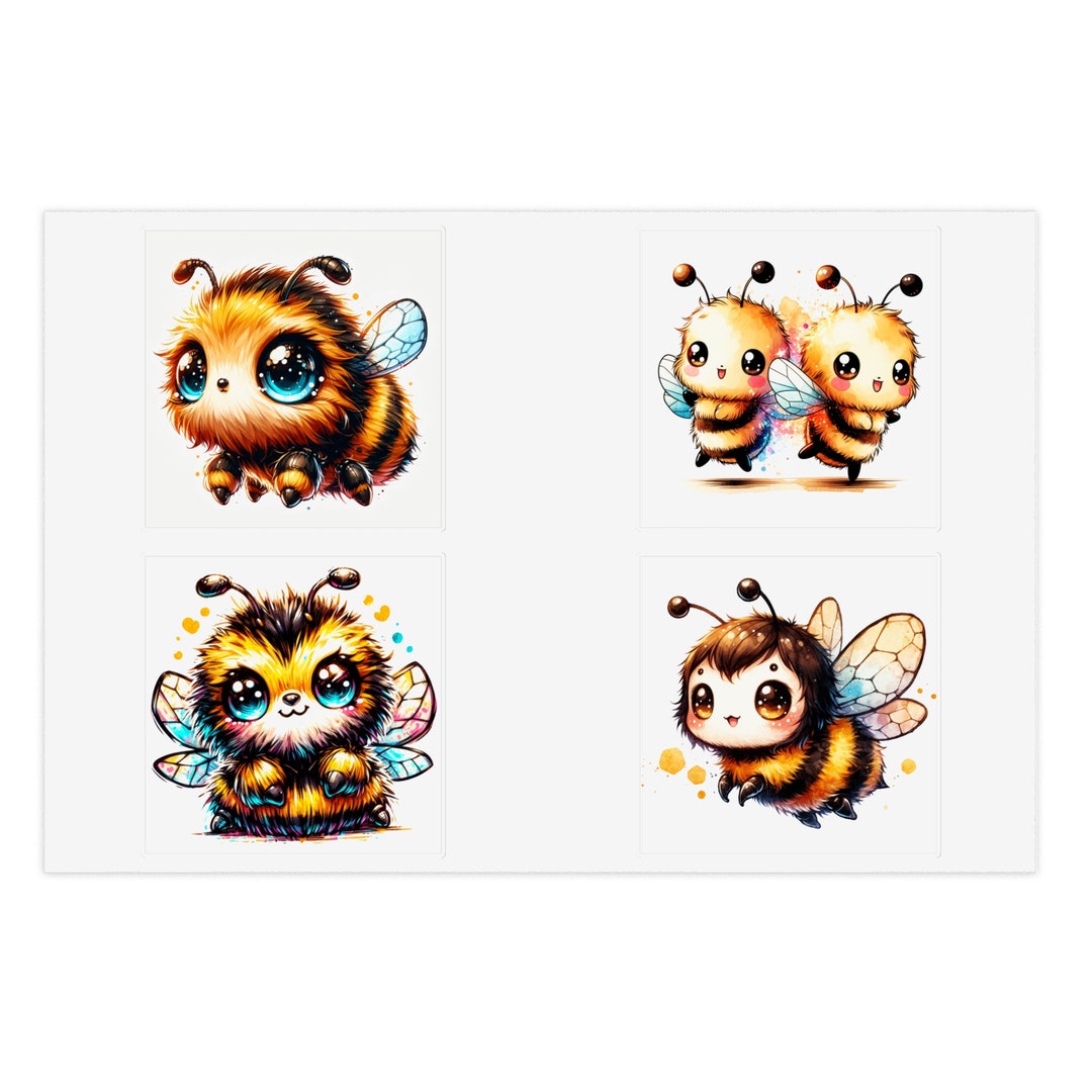 Honeybee Sticker Pack, Honeybee Stickers, Bee Stickers, Bumblebee ...
