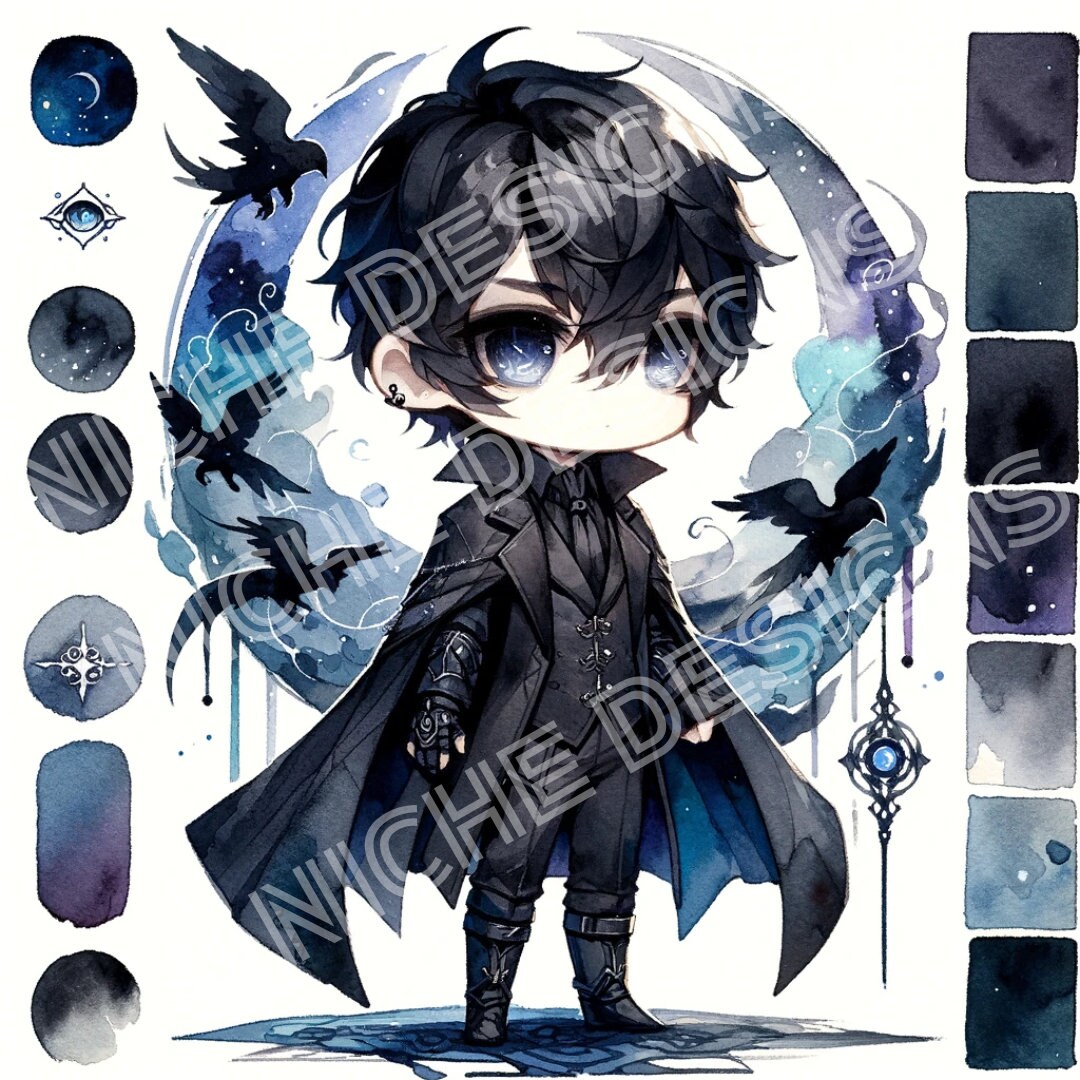 ACOTAR Azriel Handmade Character Vinyl Stickers for Book Lovers - Etsy