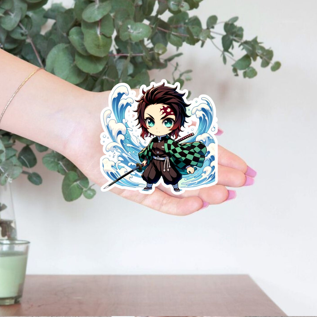 Tanjiro Vinyl Stickers, Demon Slayer Stickers, Anime Stickers - Etsy