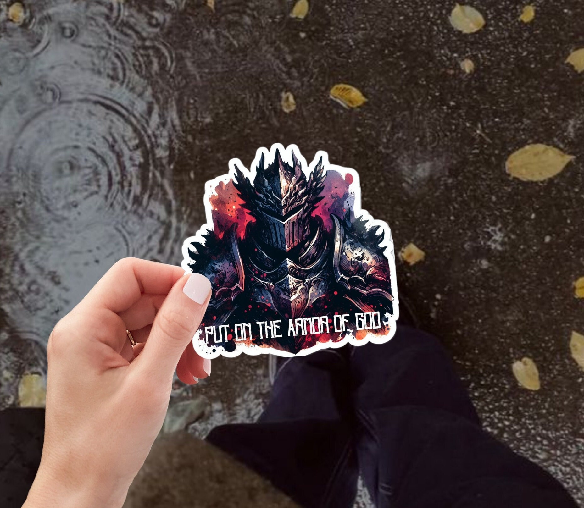 Armor of God Sticker Jesus Vinyl Sticker Gifts for Him - Etsy