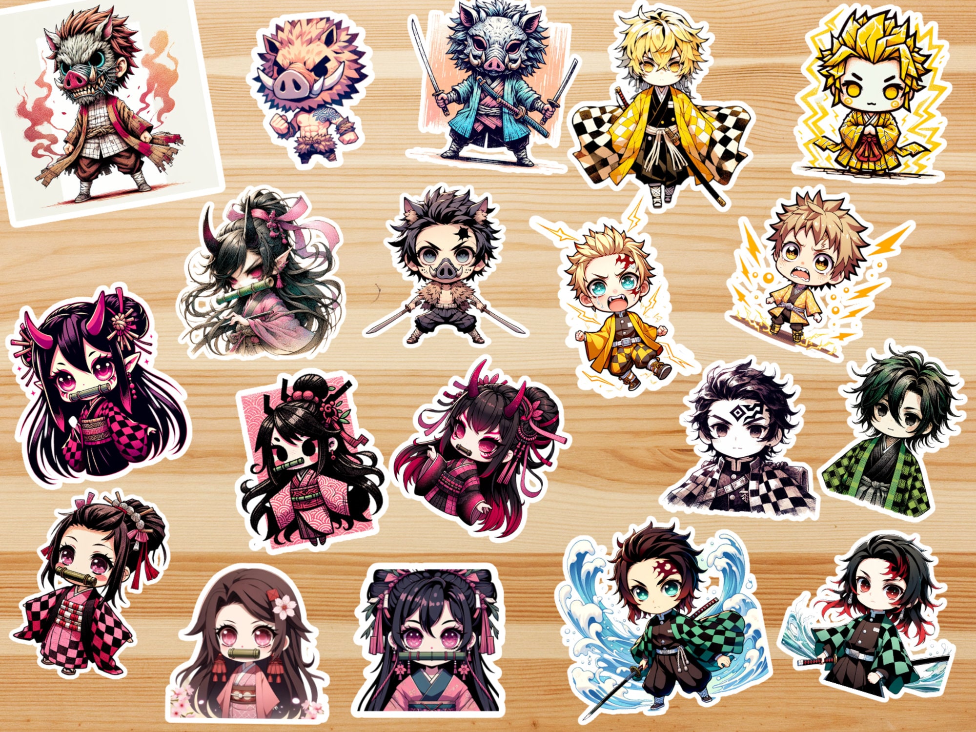 Demon Slayer Sticker Nezuko, Demon Slayer, Demon Slayer Sticker, Demon ...