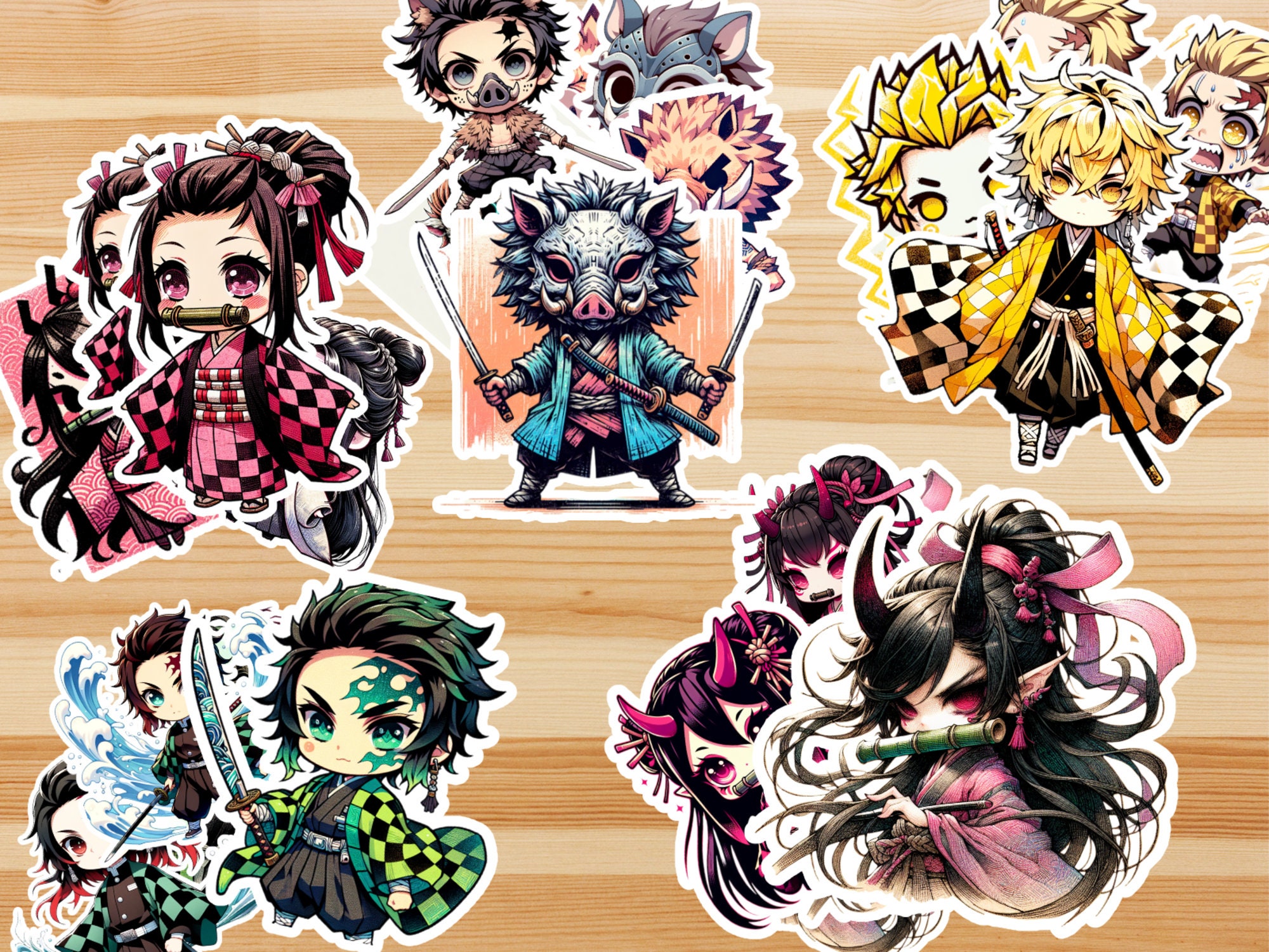 Demon Slayer Sticker Nezuko, Demon Slayer, Demon Slayer Sticker, Demon ...